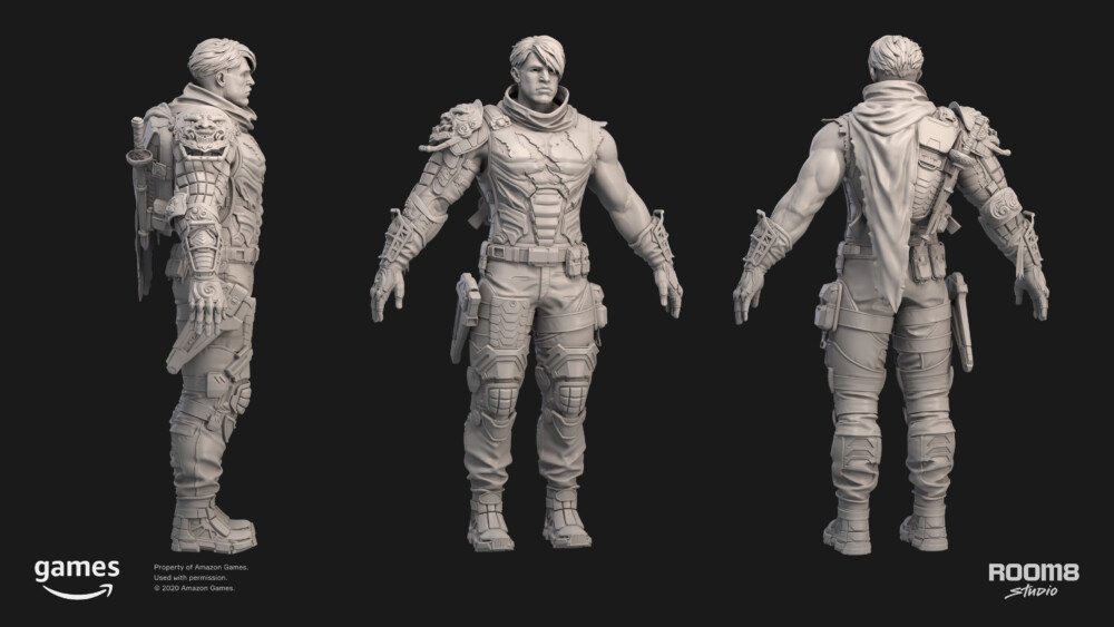 Realistic 3D Characters & Creatures - Room 8 Studio