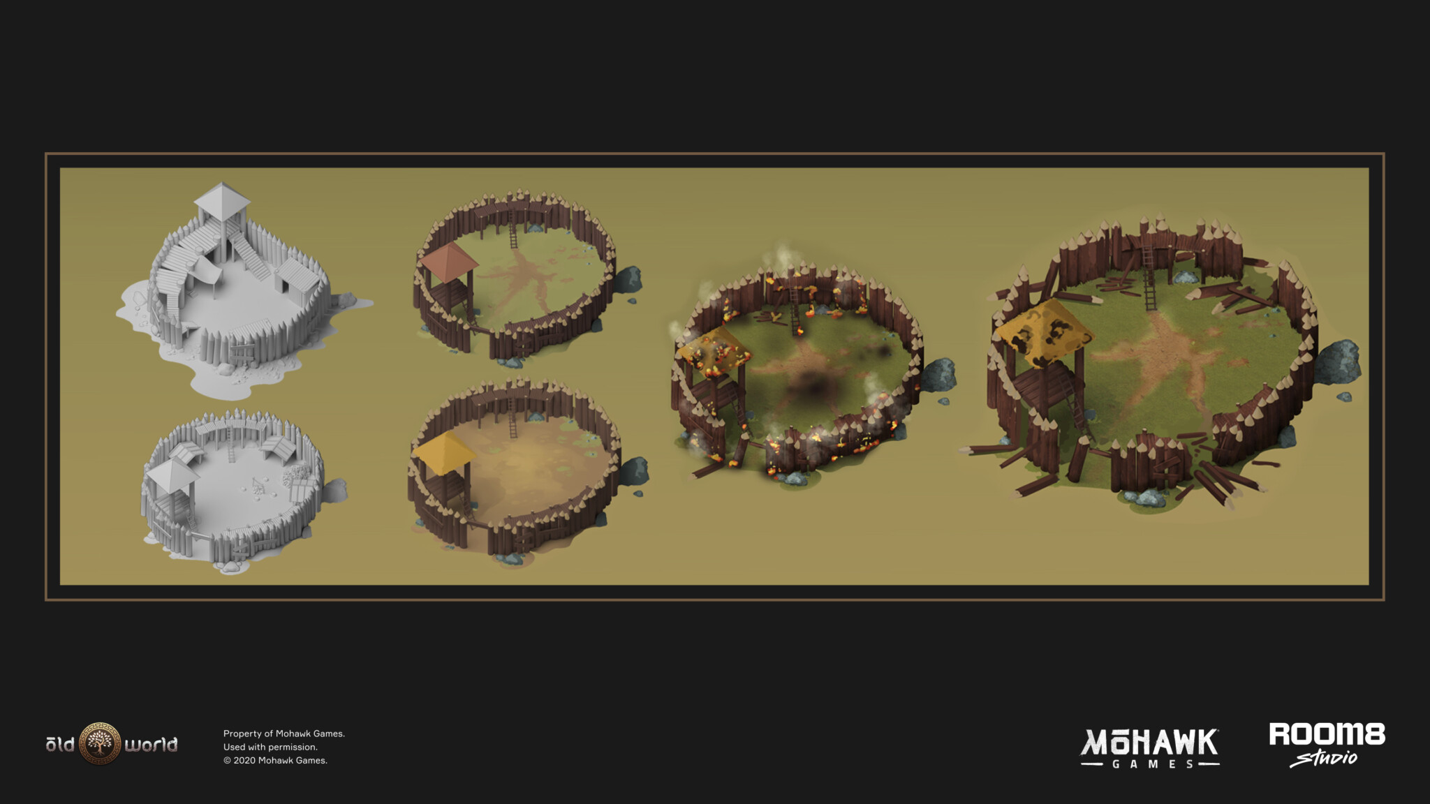 Stylized Environment Concept Art - Room 8 Studio